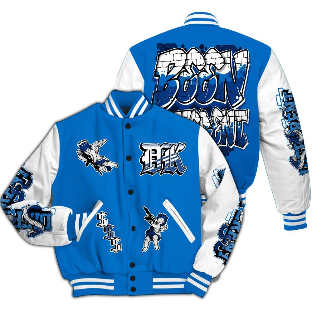 Varsity Jacket To Match Blueberry 12s - To Different Graphic Basketball ...